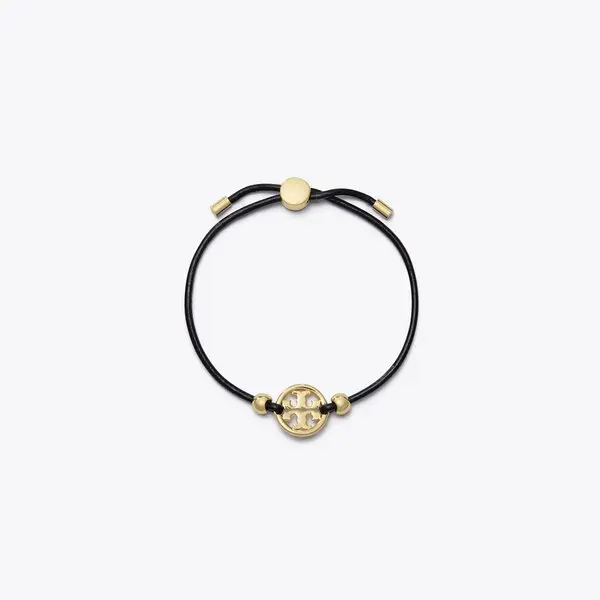 Tory Burch Icon Slider Bracelet - Tory Gold/black