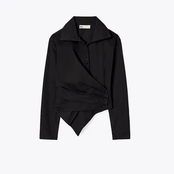 Tory Burch Poplin Wrap Shirt