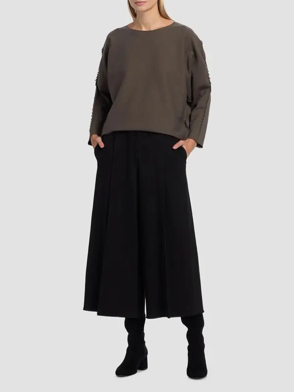 Issey Miyake Campagne Wide-leg Pants