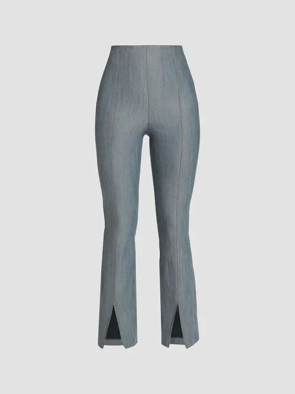 Cinq À Sept Laurie High-rise Stretch Flared Crop Jeans - Indigo