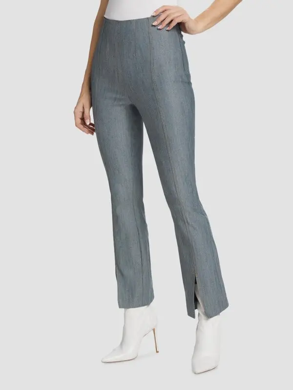 Cinq À Sept Laurie High-rise Stretch Flared Crop Jeans - Indigo
