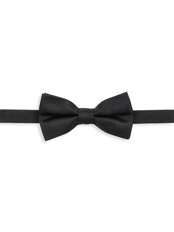 SAKS FIFTH AVENUE Collection Contrast Shine Bow Tie - Navy Blazer