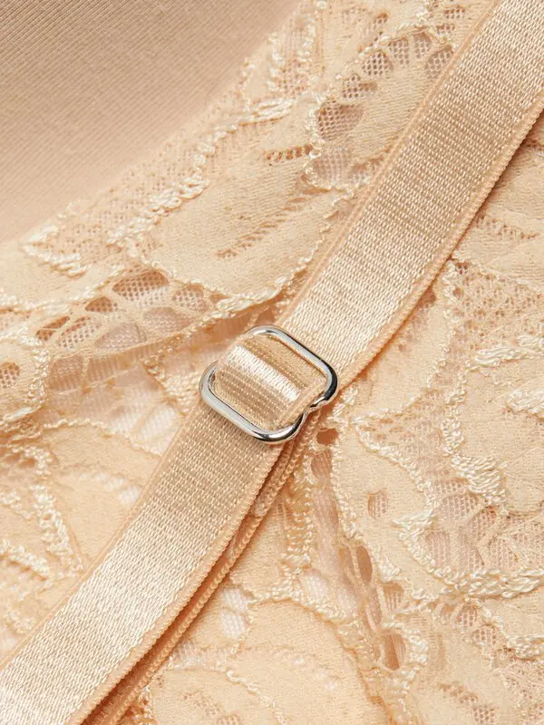Hanro Luxury Mots Lace T-shirt Bra - Beige