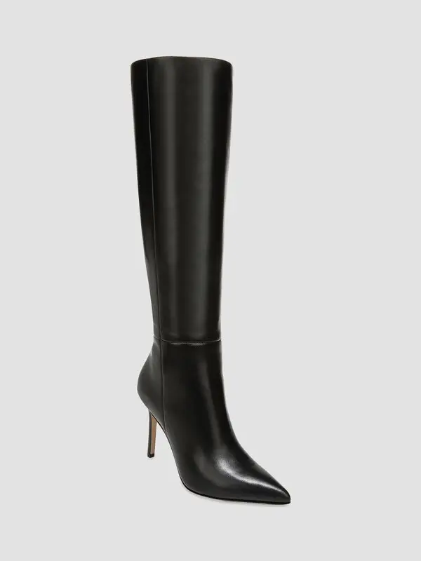 Veronica Beard Lisa Leather High-heel Boots