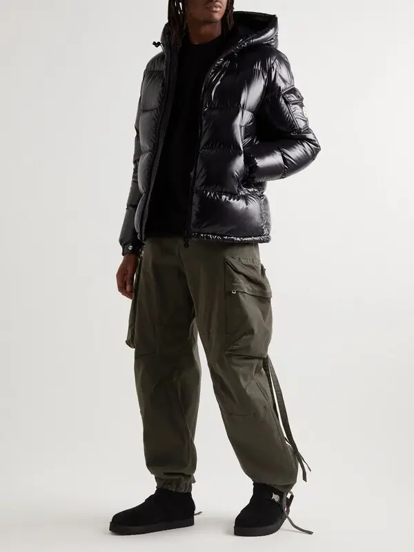 Moncler Wide-leg Stretch-cotton Cargo Trousers