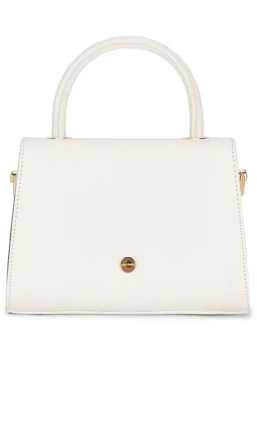 OLGA BERG Sasha Top Handle Bag - White