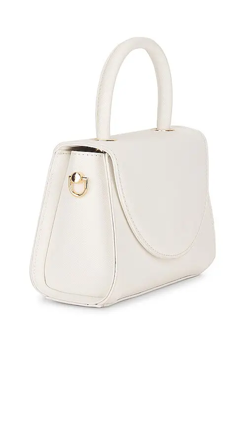 OLGA BERG Sasha Top Handle Bag - White