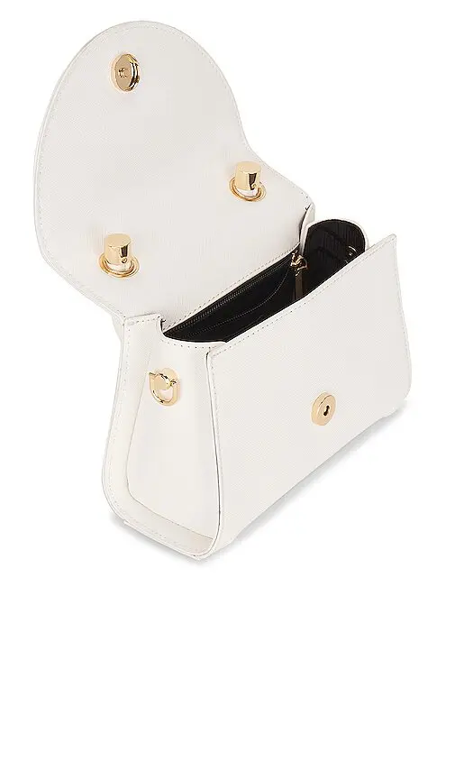 OLGA BERG Sasha Top Handle Bag - White