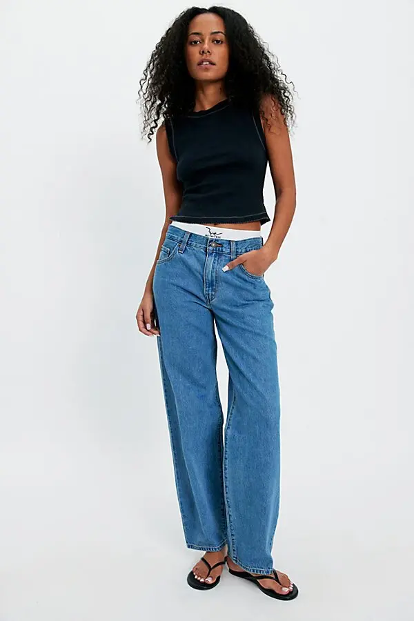 LEVI'S Baggy Dad Jeans - Own It Stone