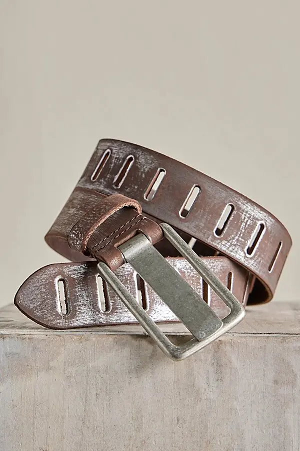 Free People We The Free Jona Leather Belt - Pyrite