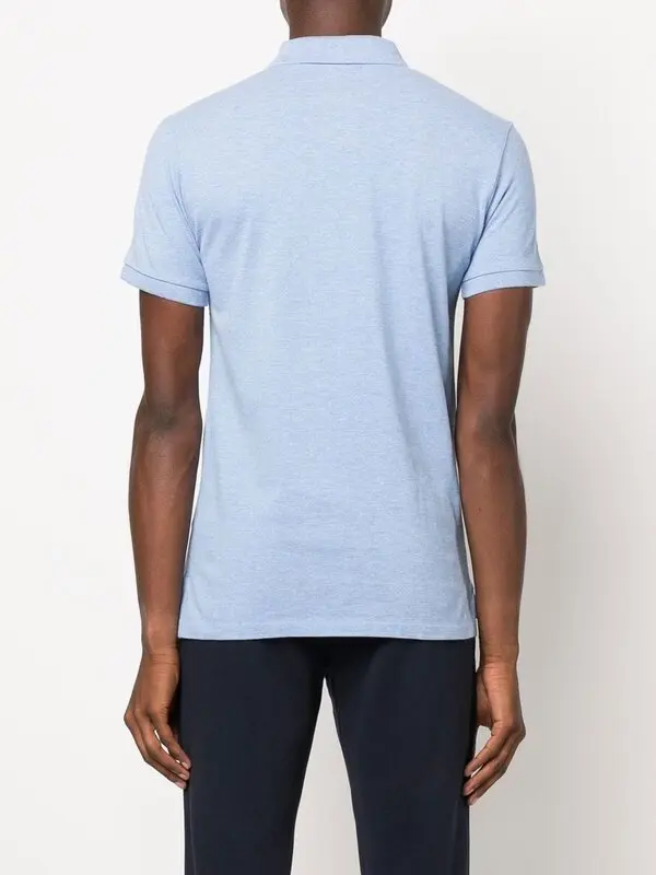 Polo Ralph Lauren Embroidered-logo Polo Shirt - Blue