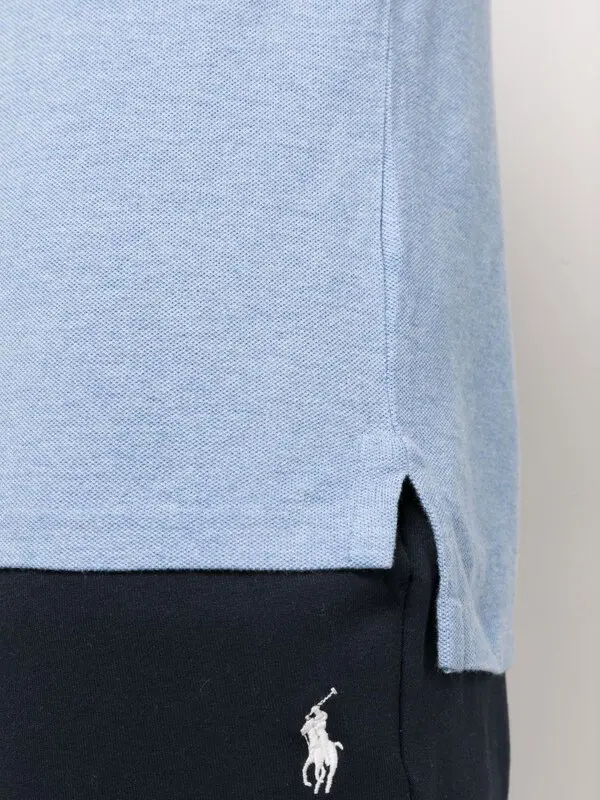 Polo Ralph Lauren Embroidered-logo Polo Shirt - Blue