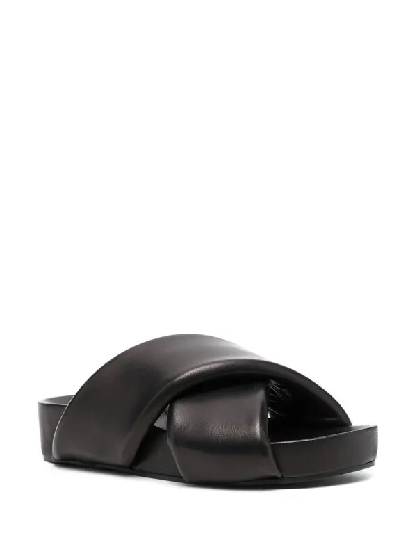 JIL SANDER Crossover Strap Sandals