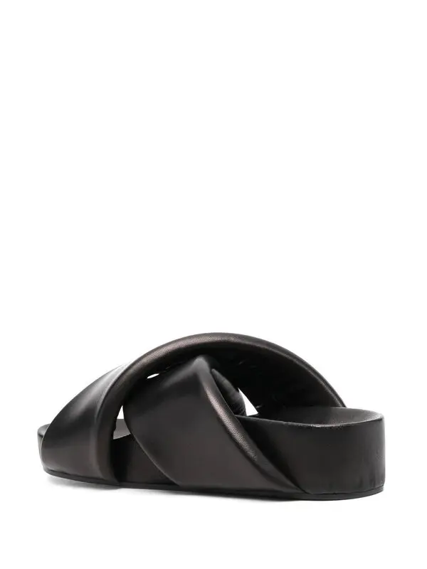 JIL SANDER Crossover Strap Sandals
