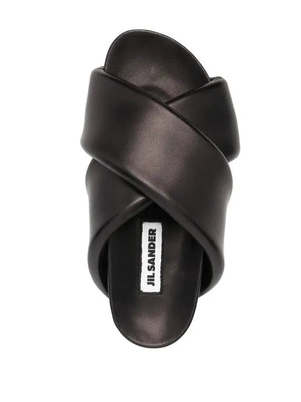 JIL SANDER Crossover Strap Sandals