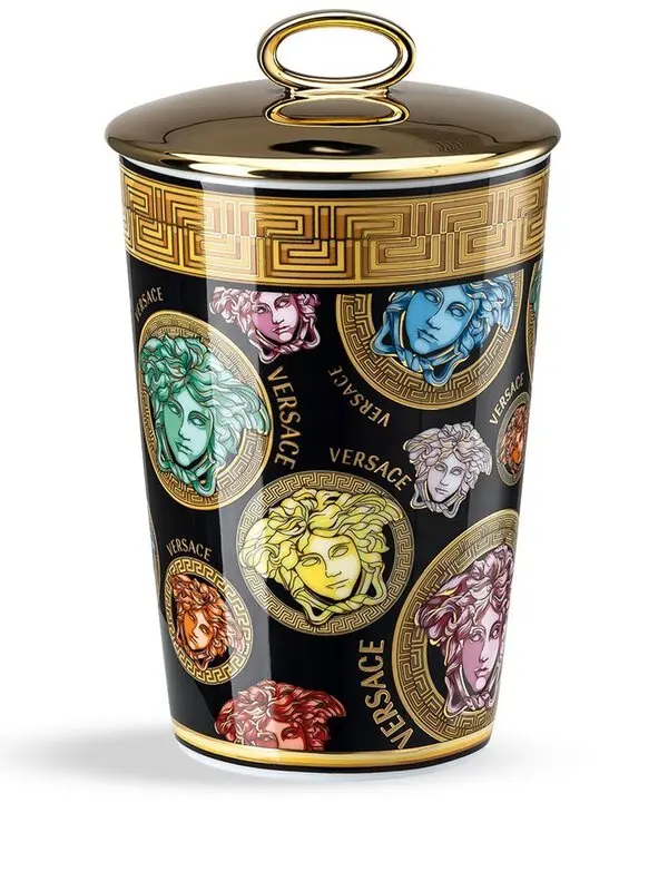 Versace Medusa Amplified Candle - Black