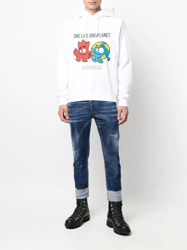 Dsquared2 Graphic-print Hoodie