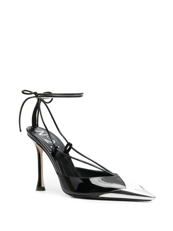 N°21 Colour-block Patent Leather Pumps