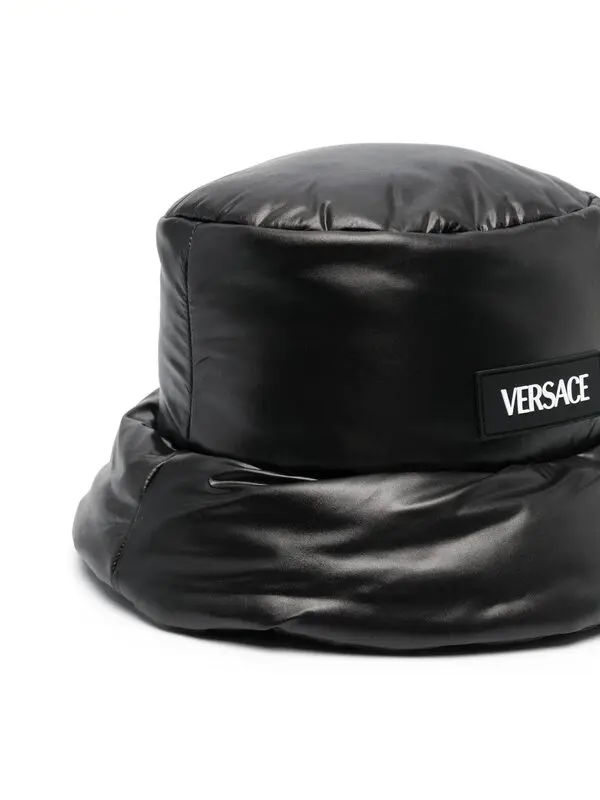 Versace Logo-patch Padded Bucket Hat
