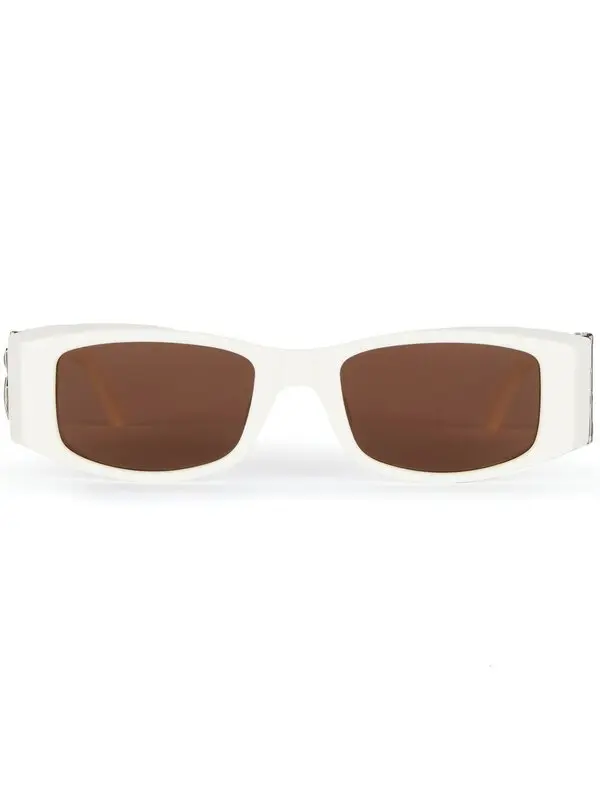 Palm Angels Rectangle-frame Sunglasses - White