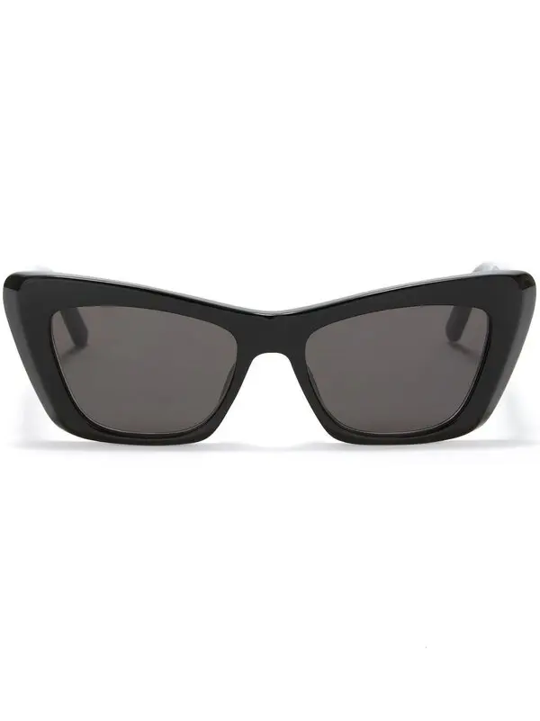 Palm Angels Hermosa Square-frame Sunglasses - Black