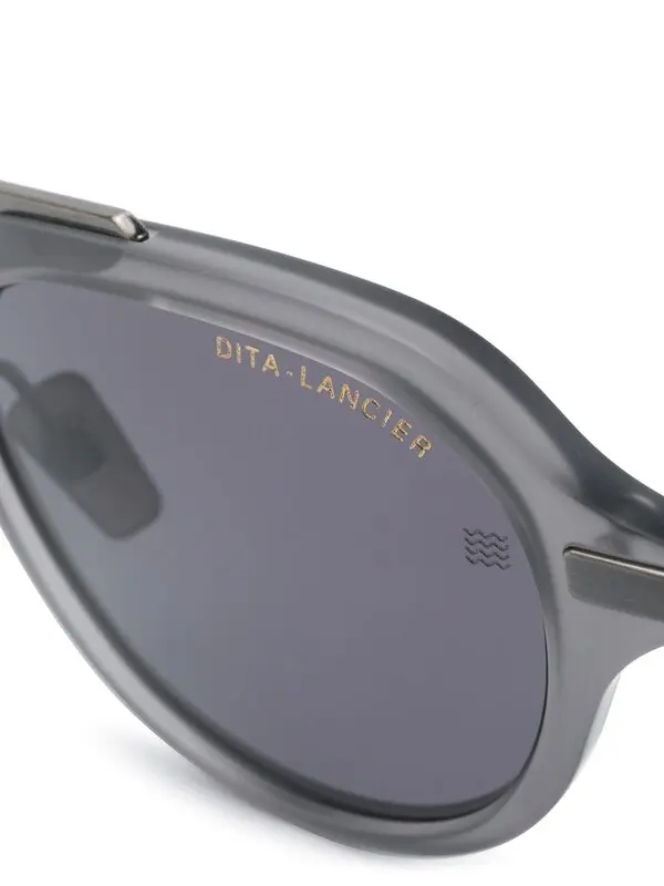 Dita Round Pilot Sunglasses