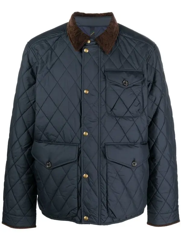Polo Ralph Lauren Pouch-pocket Quilted Jacket - Blue