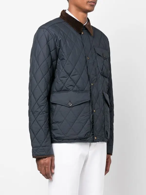Polo Ralph Lauren Pouch-pocket Quilted Jacket - Blue