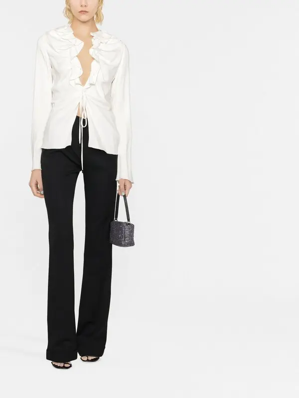 TOM FORD Tie-fastening Long-sleeve Top