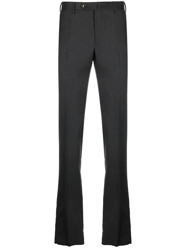 PT TORINO Slim-cut Tailored Trousers - Grey