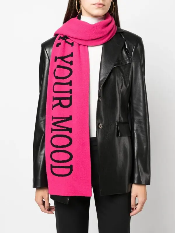 Alberta Ferretti Slogan-print Scarf