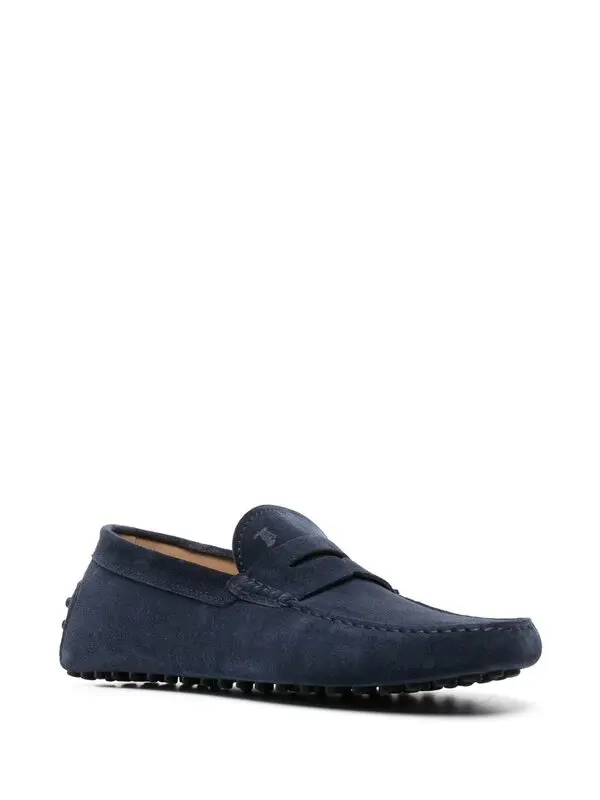 TOD'S Gommino Stud-sole Loafers - Blue