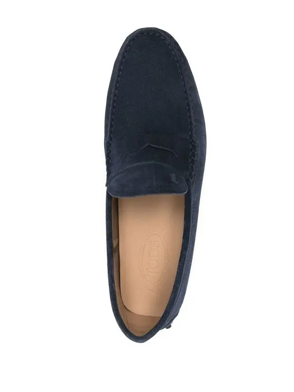 TOD'S Gommino Stud-sole Loafers - Blue