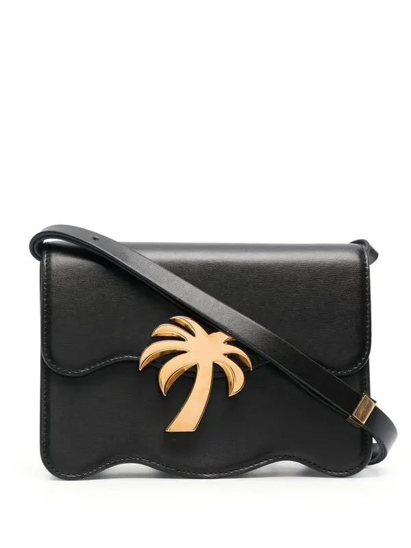 Palm Angels Palm Beach Shoulder Bag - Black