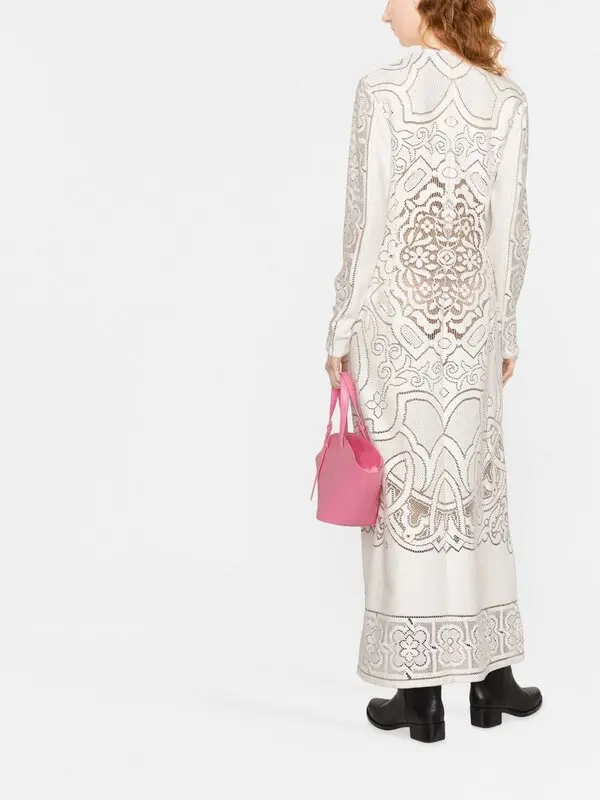 La DoubleJ Lacey Maxi Dress - White