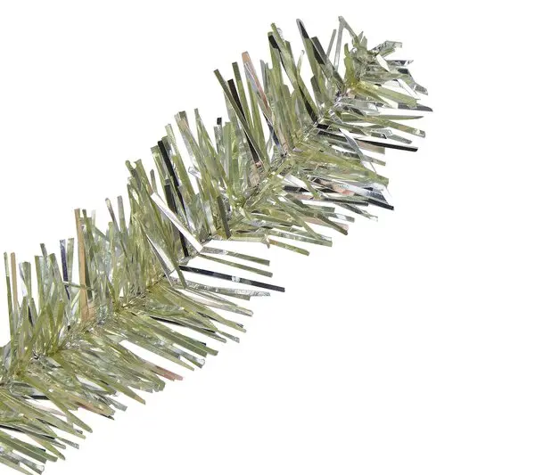 NORTHLIGHT 9' Prelit Metallic Sheer Champagne T Nsel Tree