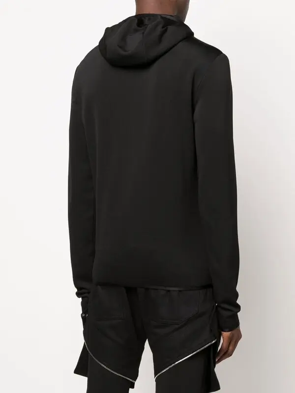 1017 Alyx 9sm Half-zip Long-sleeved Sweatshirt - Black