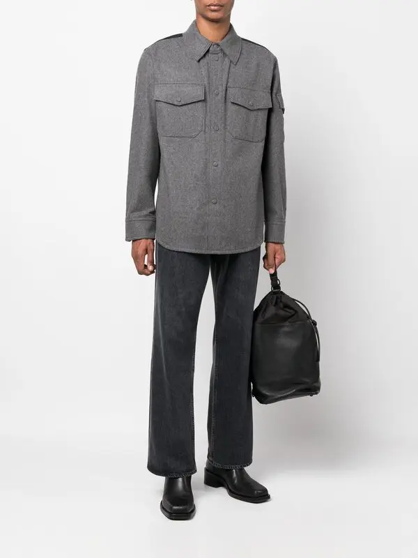 Helmut Lang Button-up Long-sleeve Shirt