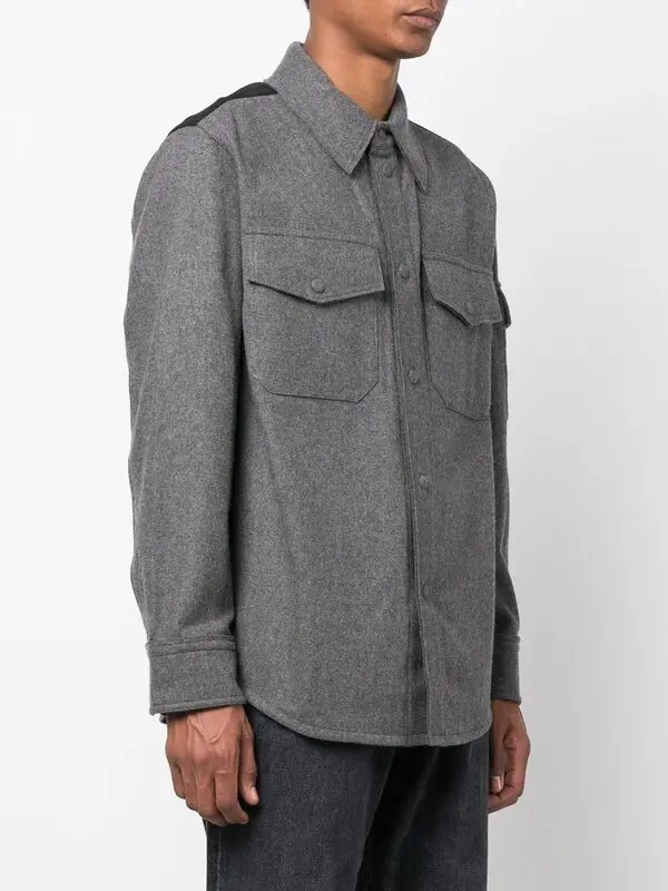 Helmut Lang Button-up Long-sleeve Shirt