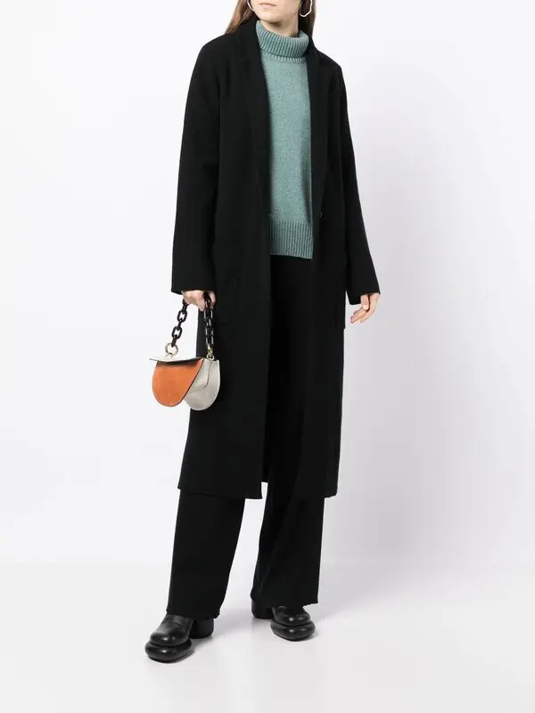 LISA YANG Single-breasted Fitted Coat - Black