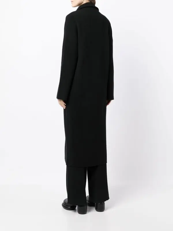 LISA YANG Single-breasted Fitted Coat - Black
