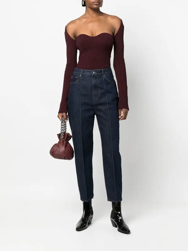 TOTEME High-waist Cropped Jeans
