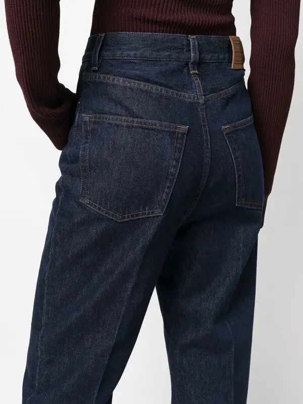 TOTEME High-waist Cropped Jeans