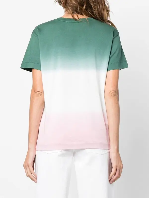 A.p.c. Gradient-effect Logo-print T-shirt