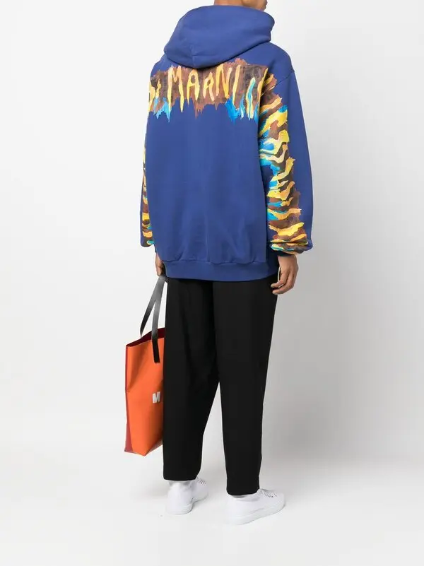 Marni Logo Print Hoodie