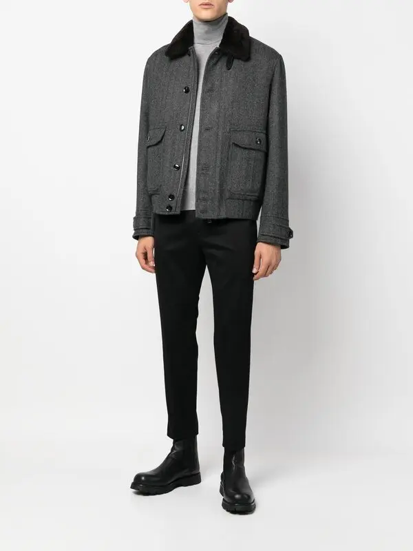 PT TORINO Straight-leg Cropped Trousers