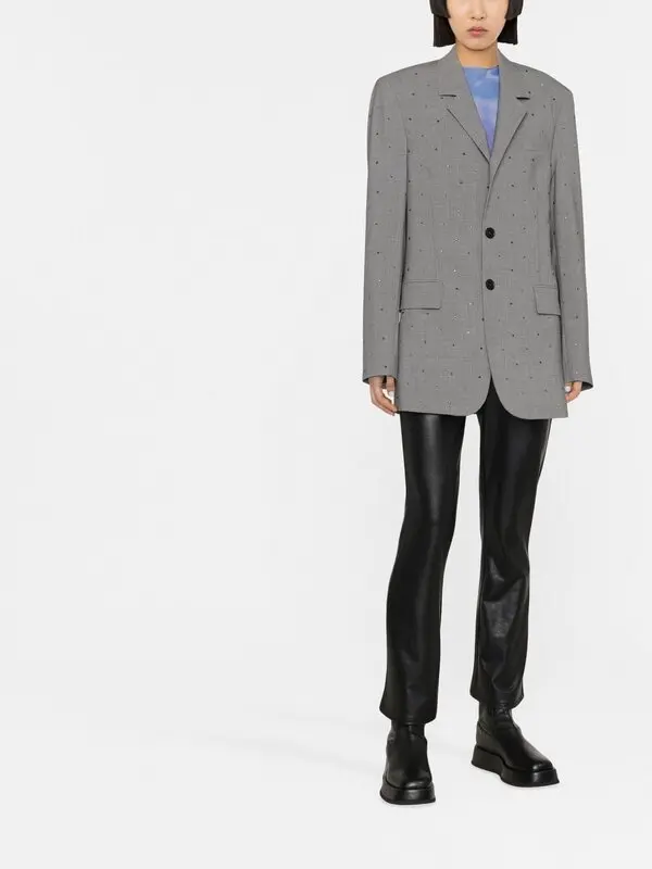 MSGM Notched-lapel Single-breasted Blazer