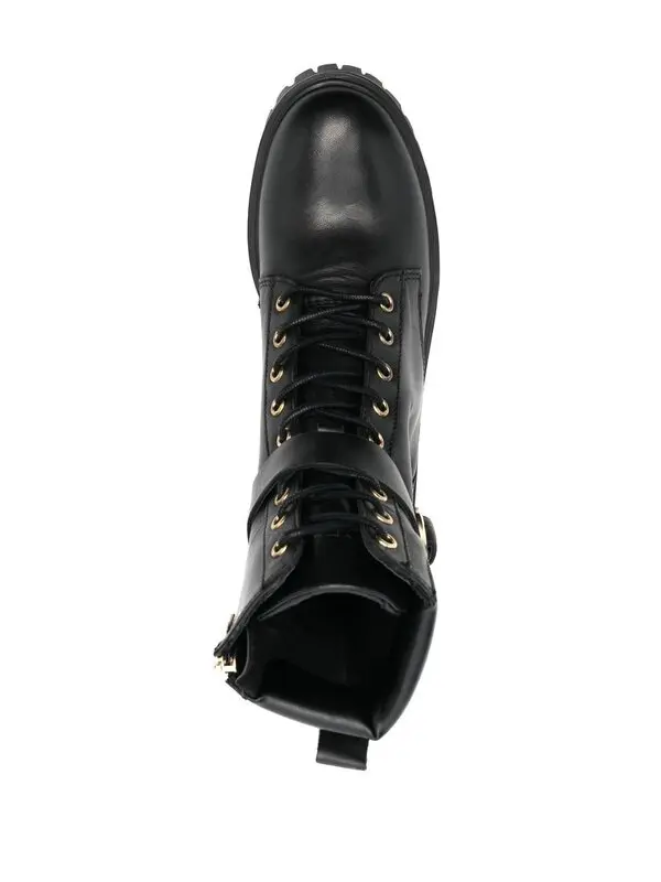 Tommy Hilfiger Ankle-length Leather Biker Boots