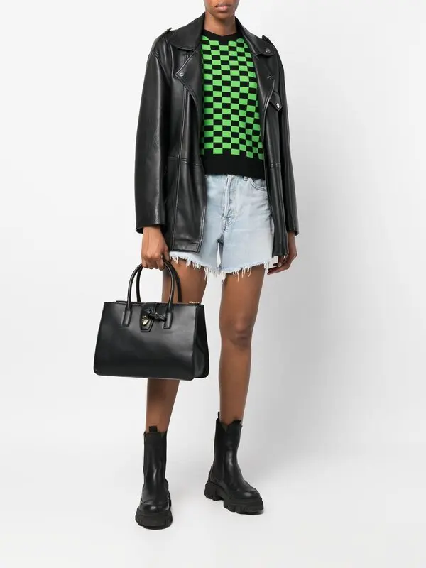 Moschino Logo-charm Tote Bag