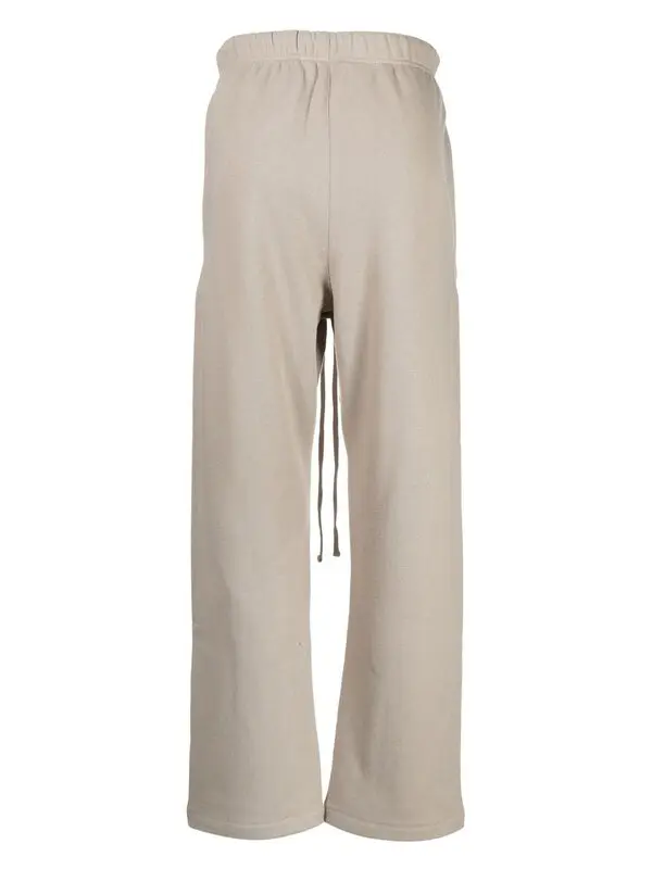 Fear Of God Logo-patch Drawstring Track Pants - Grey